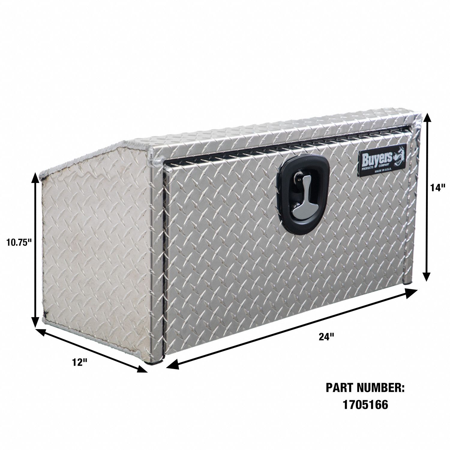 BUYERS PRODUCTS, Underbody Truck Box, Single Drop-Down Door Door ...