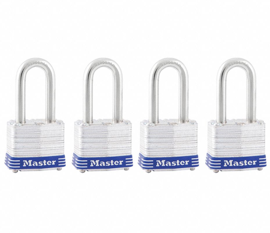 MASTER LOCK Candado, Acero Cromado - 170H86 | 3ESPDLF - Grainger México