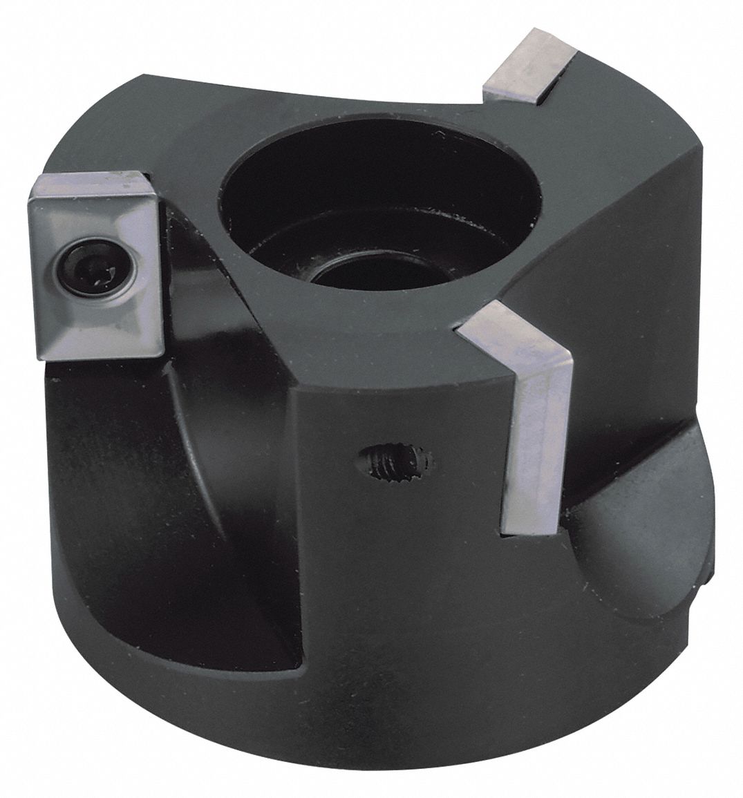 KYOCERA, 3 in Max. Cutting Dia., 1 in Arbor Dia., Indexable Face Mill ...