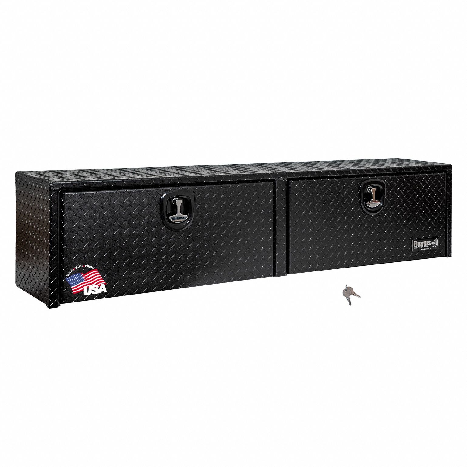BUYERS PRODUCTS, Topside Truck Box, Double Drop-Down Doors Lid, Top ...
