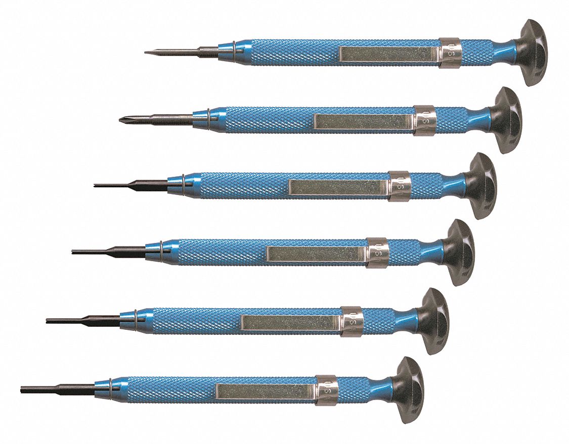 MOODY TOOL, Slot/Phil/Screw Extrctr Driver Set,6Pc - 172C44|58-0670 ...