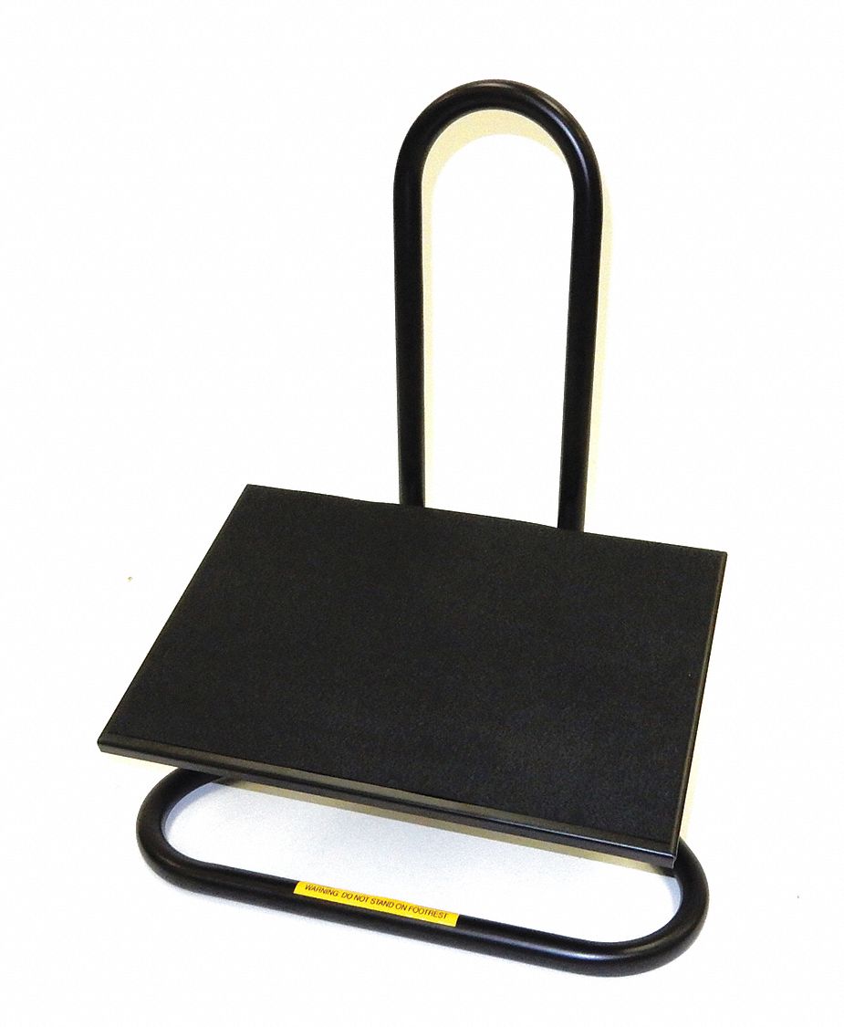 SHOPSOL, 18 in x 12 in, 3 in to 16 in, Footrest - 172J47|1010336 - Grainger