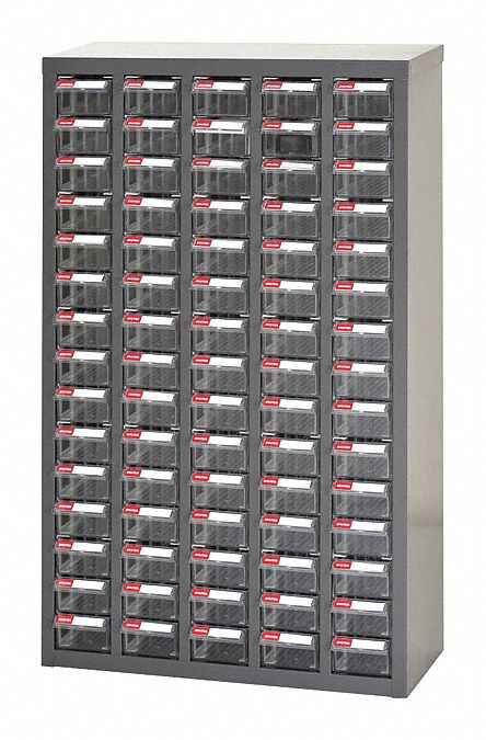Parts Cabinet,Steel,75 Bin - Grainger