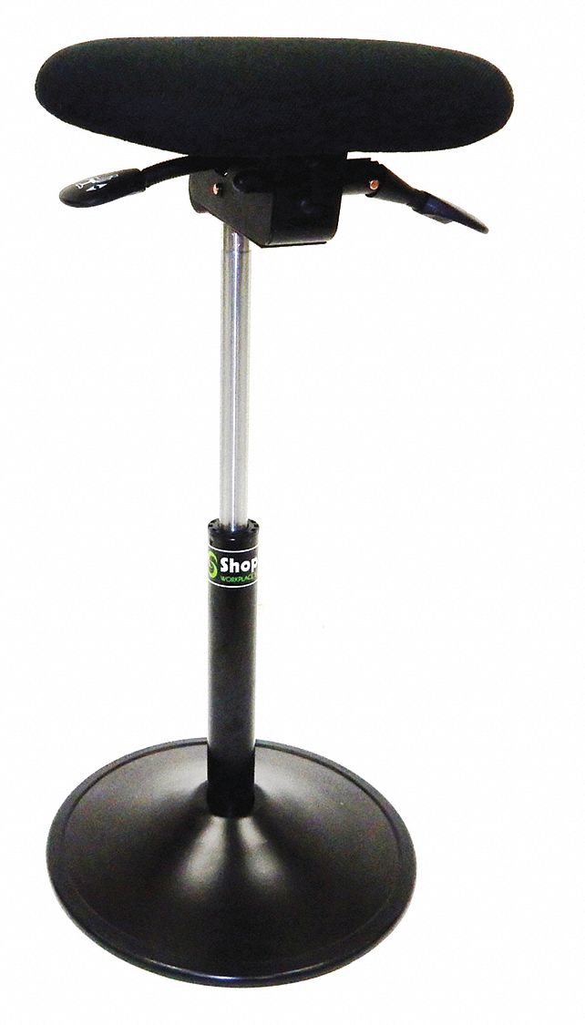 SHOPSOL, 24 in Overall Ht, Pneumatic Lever, Sit Stand Office Task ...