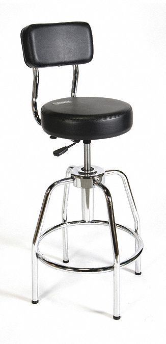 SHOPSOL, Workbench Chair,Vinyl Seat,Back - 172K07|3010002 - Grainger