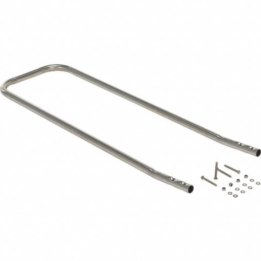 VESTIL, Unassembled, Handle Opt Stainless Steel Foot Stool - 172V14|FT ...