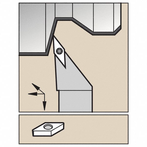 WIDIA, SVJB Toolholder, VB Insert, Indexable Turning Toolholder ...