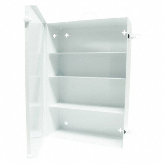 White, Empty First Aid Cabinet - 482X24|9999-2754 - Grainger