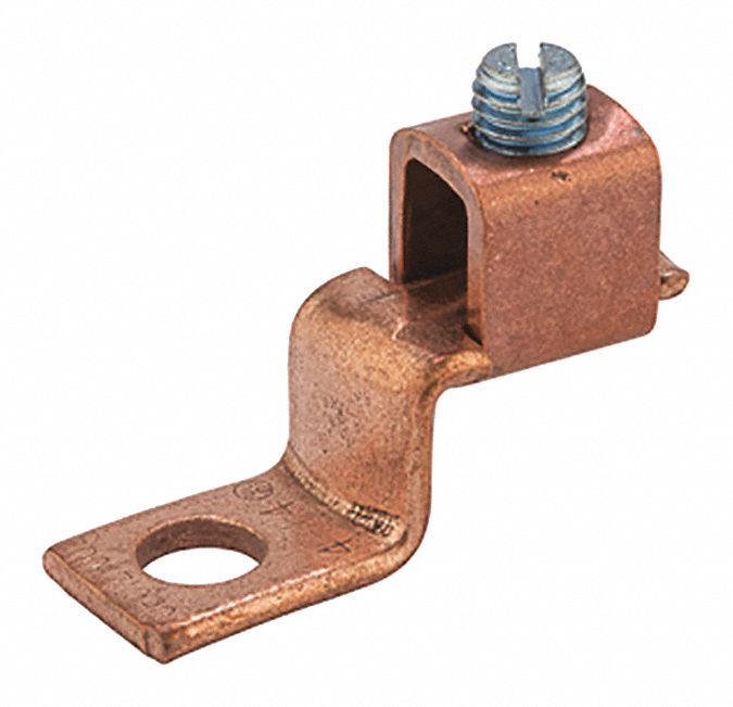 Solderless Lug,Copper,4-14 AWG - Grainger