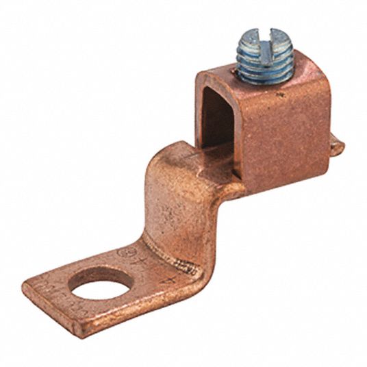 Solderless Lug,Copper,4-14 AWG - Grainger