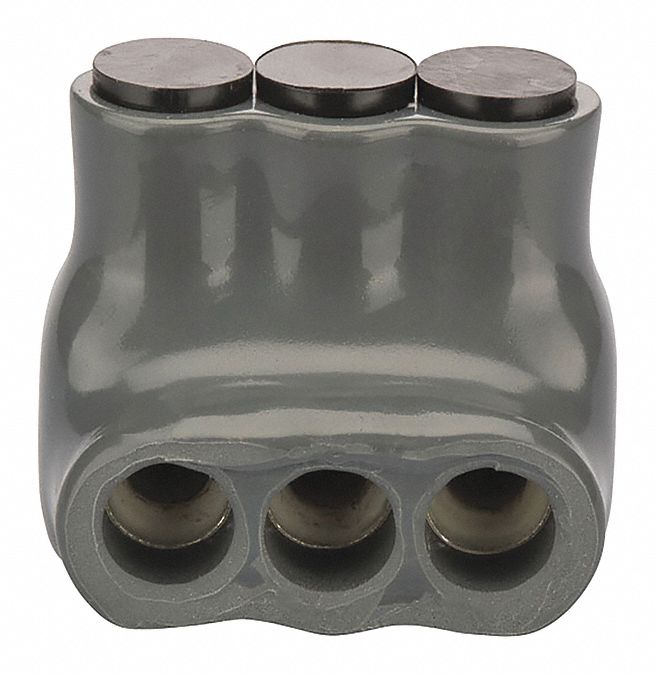 Multi-Tap,Grey,6-14 AWG,3 Port - Grainger