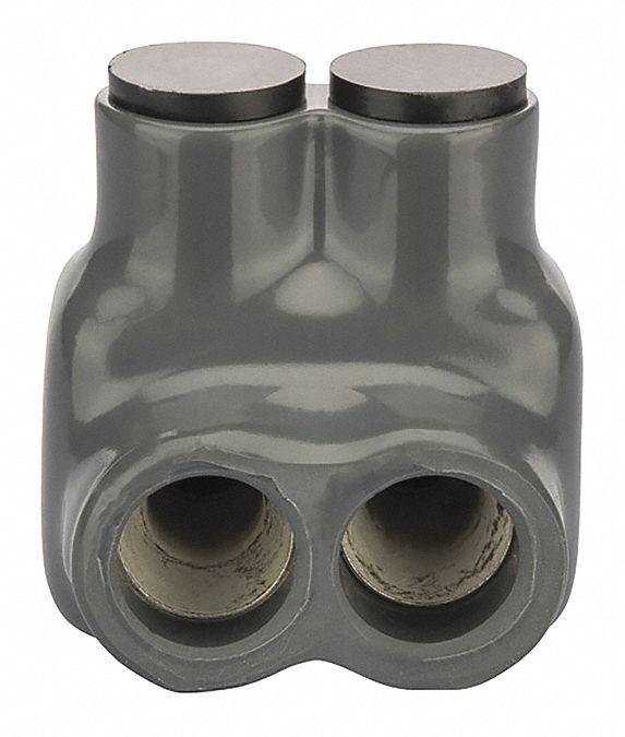 Multi-Tap,Grey,1-10/2-10 AWG,2 Port - Grainger