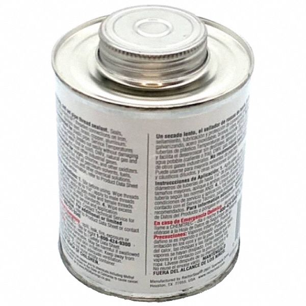 RECTORSEAL Pipe Thread Sealant: No. 7, 16 fl oz, Brush-Top Can, Black ...