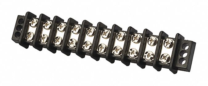 Terminal Block Strip,10 Circuit - Grainger