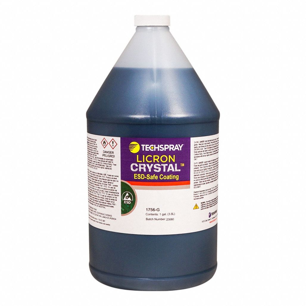 TECHSPRAY Recubrimiento Licron Crystal,1 gal.,ESD - 32LE88 | 1756-G ...