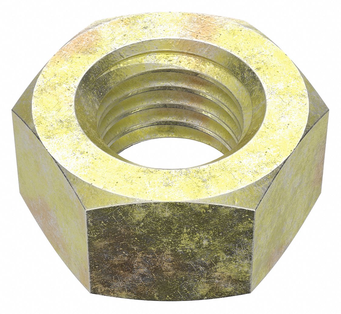 M12-1.75 Thread, 19 mm Hex Wd, Hex Nut - 176F65|L01320.120.0001 - Grainger