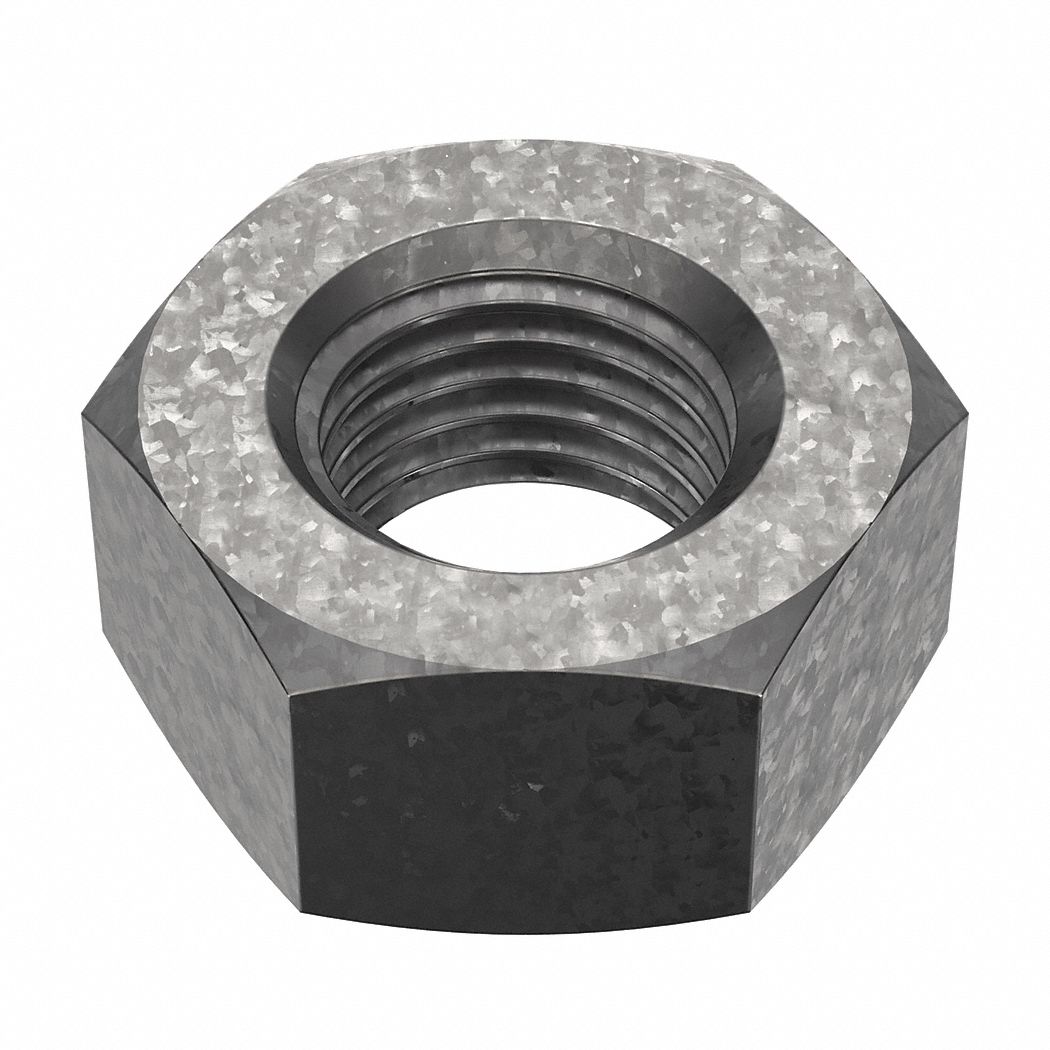 M22x2.50 Thread, Steel, Structural Nut - 176G07|L04225.220.0001 - Grainger