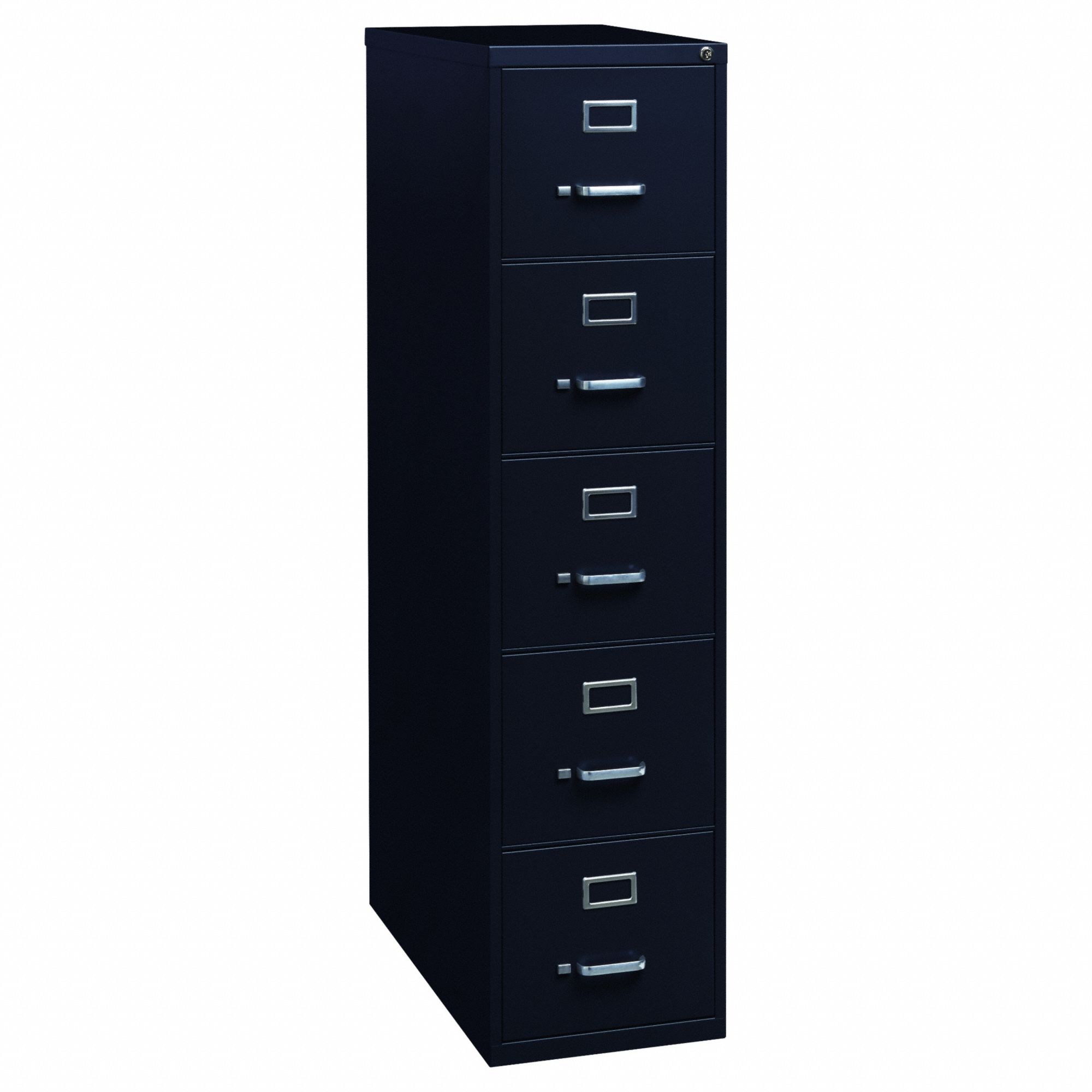 HIRSH, Black, 5 Drawers, Vertical File Cabinet - 415G52|17778 - Grainger