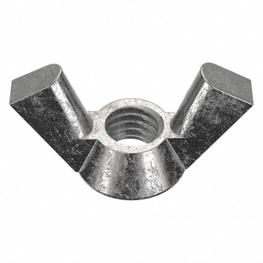 3/8"-16 Thread Size, Stainless Steel, Wing Nut - 177M46|B55810.037.0001 ...