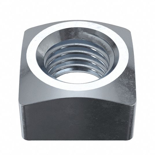 3/4"-10 Thread Size, Steel, Square Nut - 177U89|B11140.075.0001 - Grainger