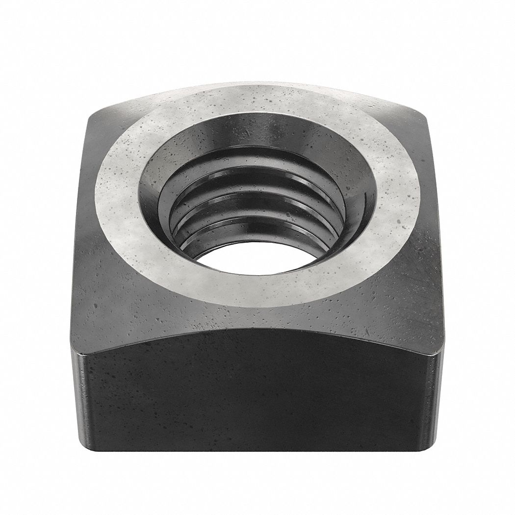 3/8"-16 Thread Size, Steel, Square Nut - 177U99|B11120.037.0001 - Grainger