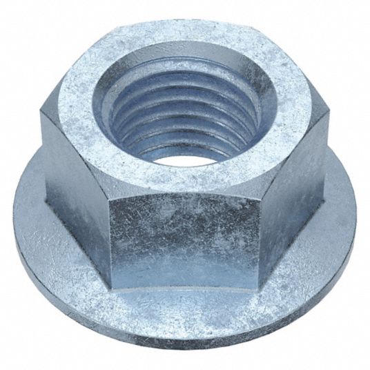 M16x2.00 Thread, Steel, Flange Nut - 38DH65|M11590.160.0001 - Grainger