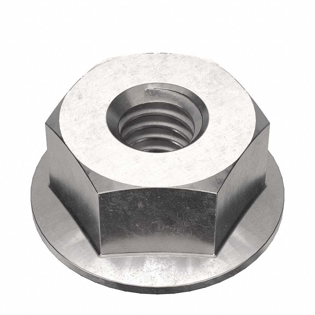 #8-32 Thread, Stainless Steel, Lock Nut - 177Y04|B51108.016.0001 - Grainger
