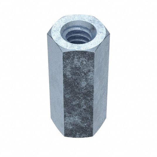 Zinc Plated, Grade 2, Coupling Nut - 178P50|B11400.019.0075 - Grainger