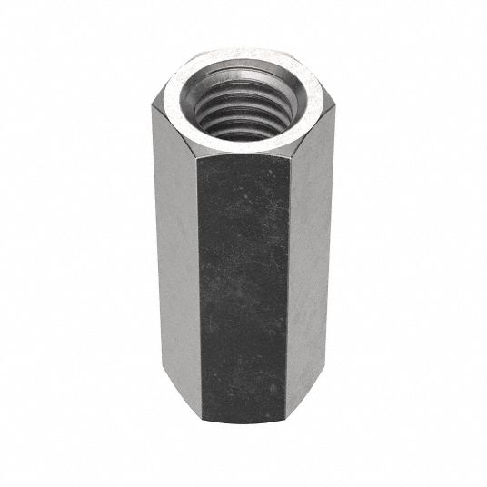 Plain, 18-8, Coupling Nut - 178P66|B51106.050.0175 - Grainger