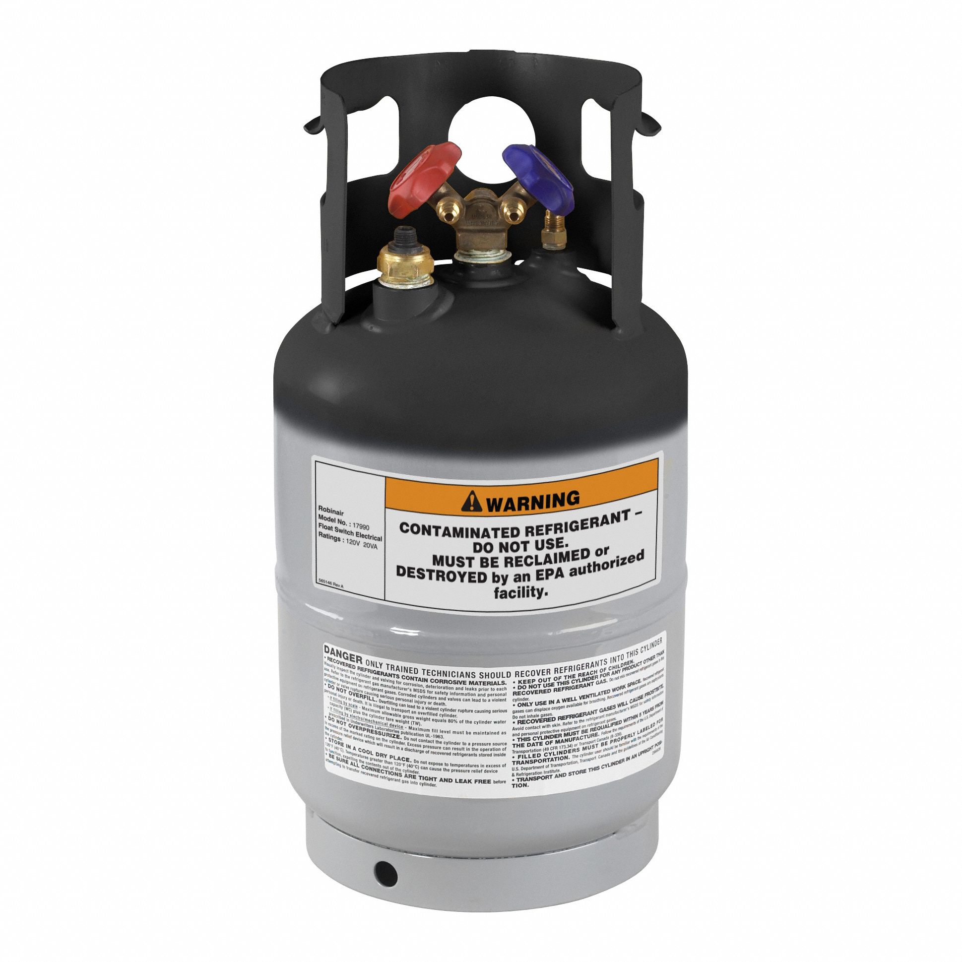 ROBINAIR, Refrigerant Recovery Cylinder - 59MV54|17990 - Grainger