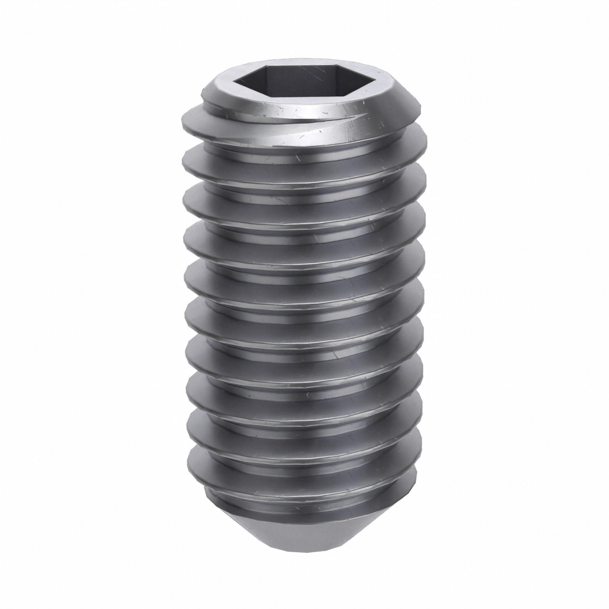 M3x0.5 Thread Size, 6 mm Overall Lg, Socket Set Screw - 179M81|L07840 ...