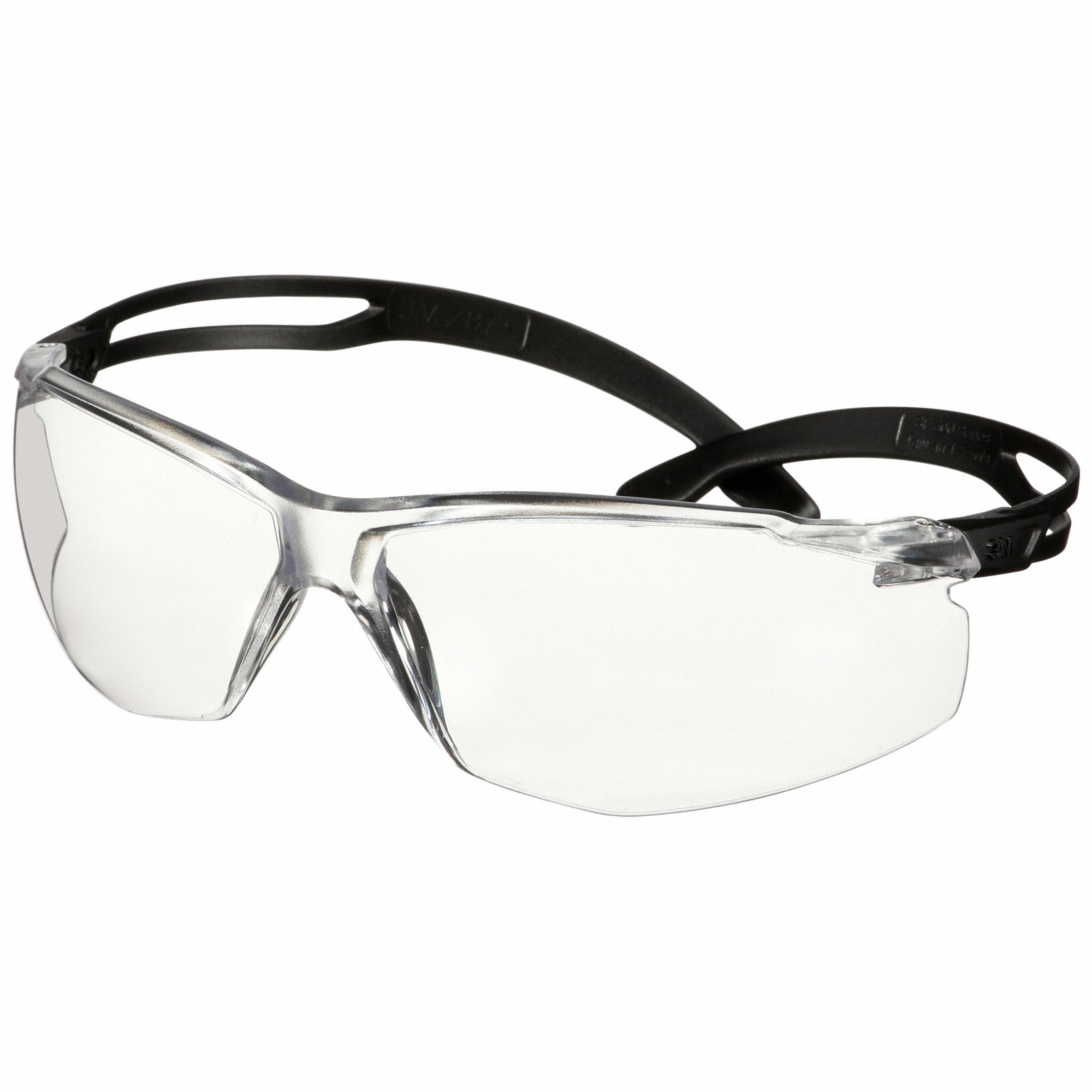 SECUREFIT, Clear Lens, Frameless, Safety Glasses - 795TF9|SF501AS-BLK ...