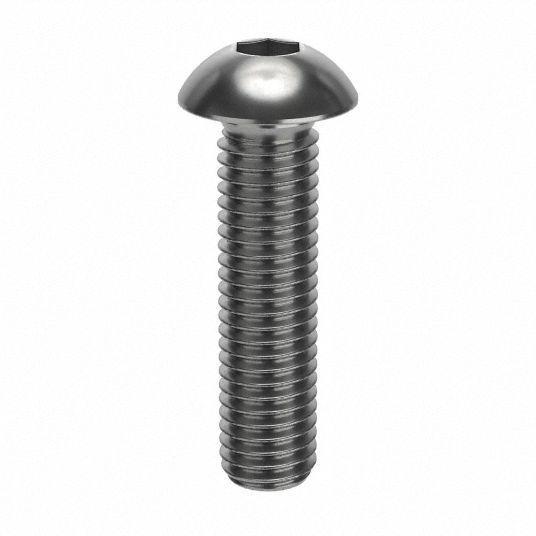 M10-1.5 Thread Size, 40 mm Lg, Socket Head Cap Screw - 182C33|L51030 ...