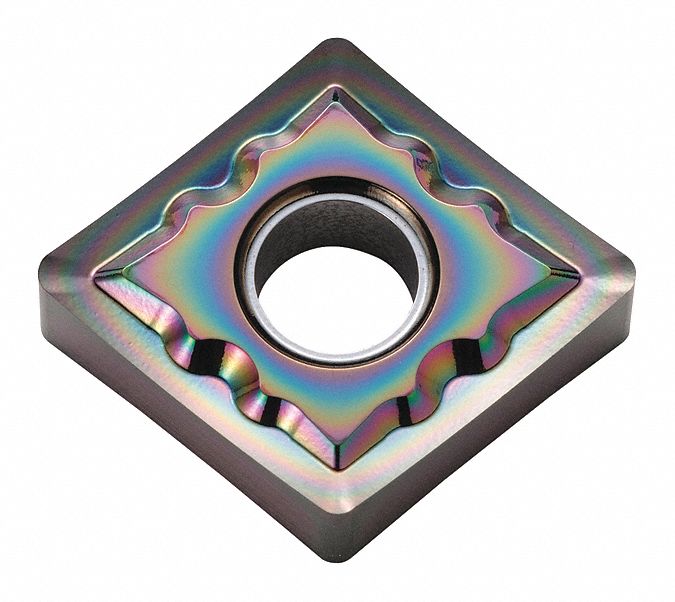 KYOCERA, Neutral, 3/16 in Thick, Diamond Turning Insert - 185CM5 ...