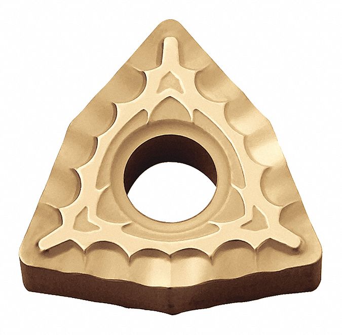 Trigon Turning Insert,CVD Cermet - Grainger