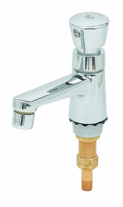 T&S BRASS, Metering Faucet,Single Hole - 185Z35|B-0712 - Grainger