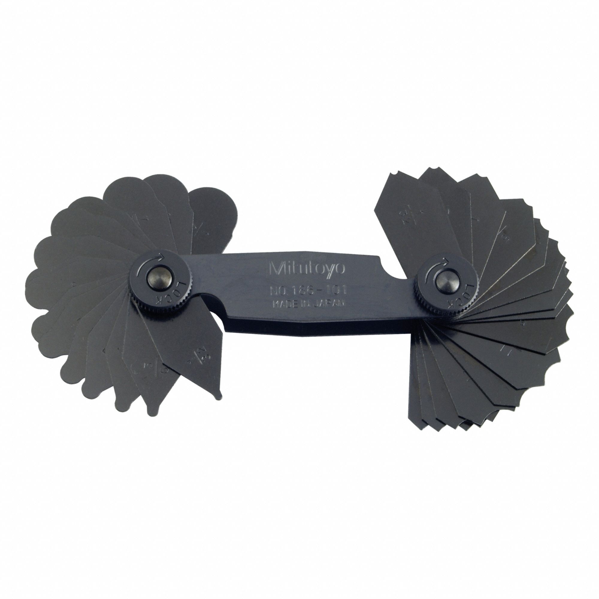 MITUTOYO, Calibrated Radius Gage - 879XZ3|186-101CAL - Grainger