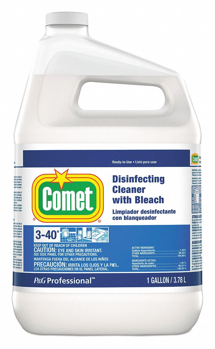 COMET, Jug, 1 gal Container Size, Multipurpose Disinfecting Cleaner ...