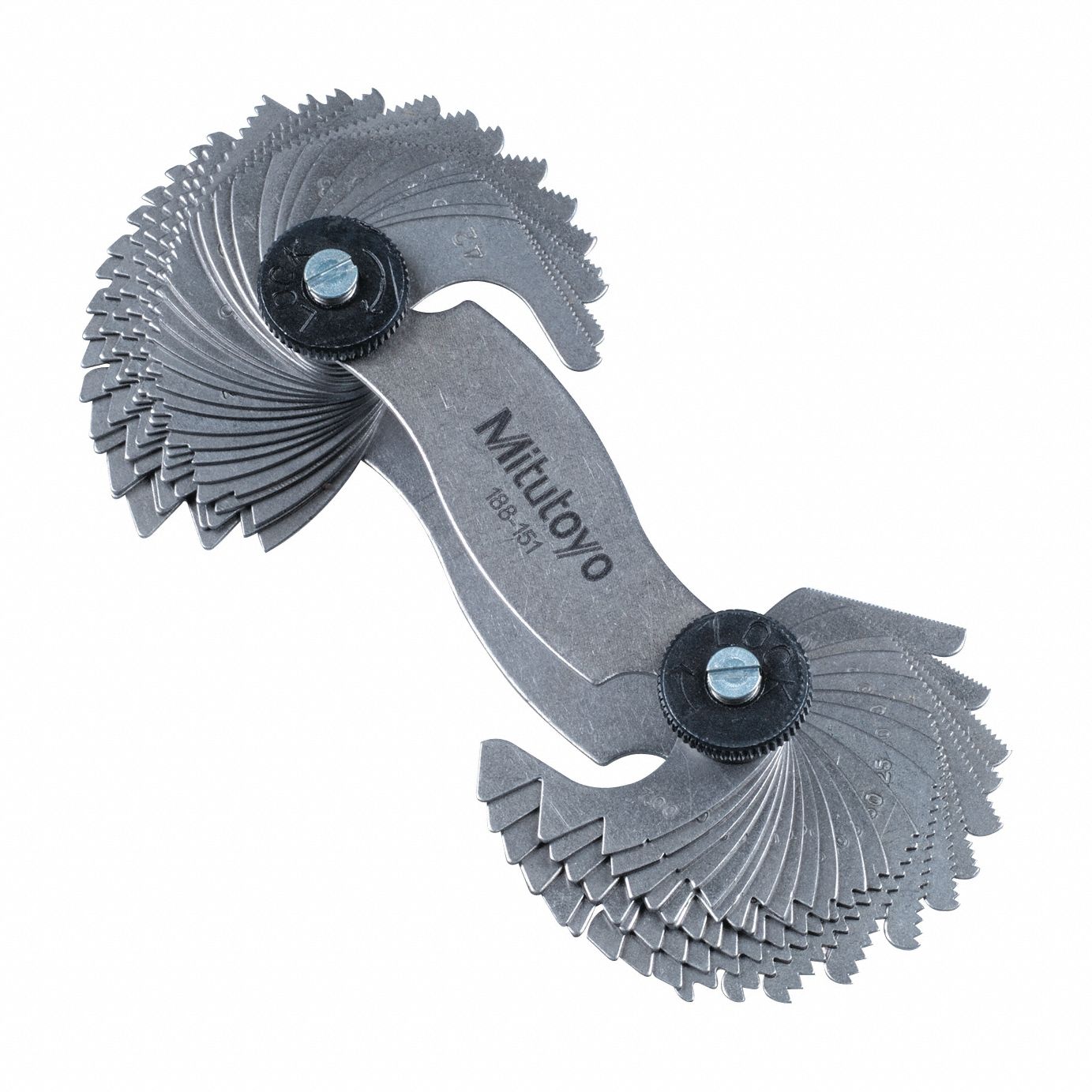 MITUTOYO, Calibrated Screw Pitch Gauge - 879XU4|188-151CAL - Grainger