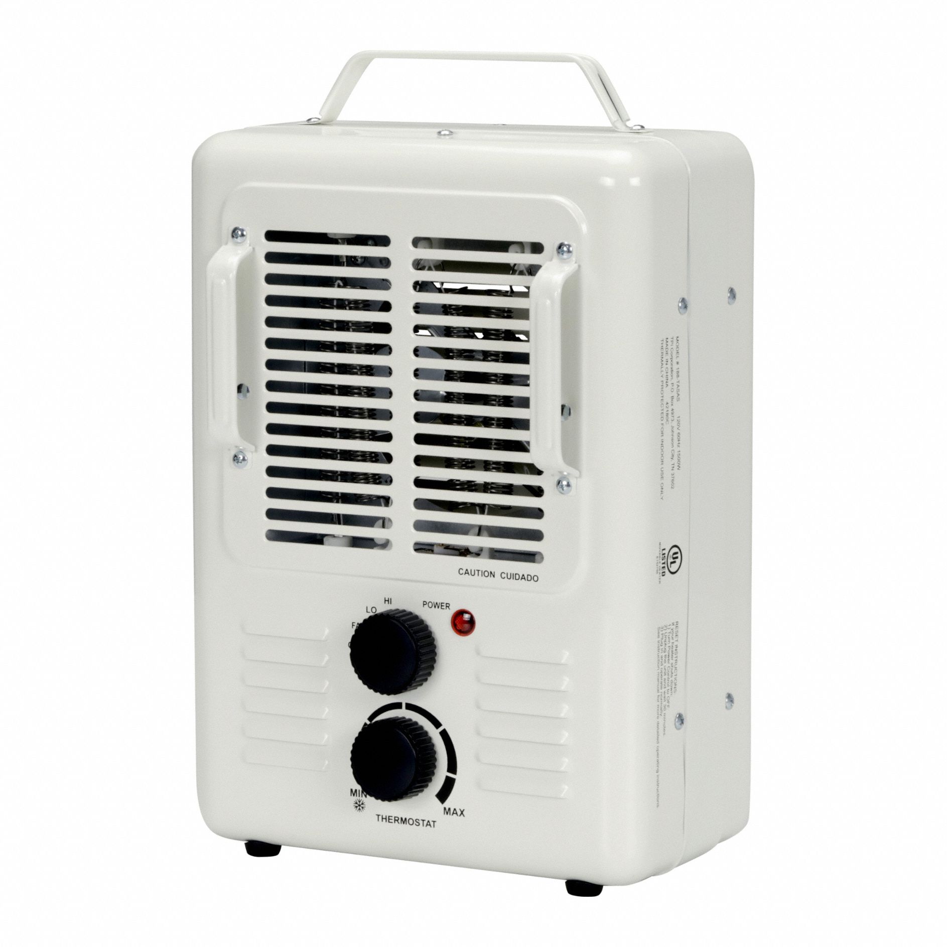 MARKEL, 1300/1500 Watt Output, 120, Heater Electric Portable 120V ...