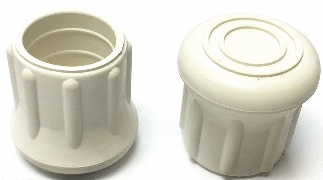 Rubber, Round, Furniture Protective Leg Tips - 18AD78|LTB 20WN - Grainger