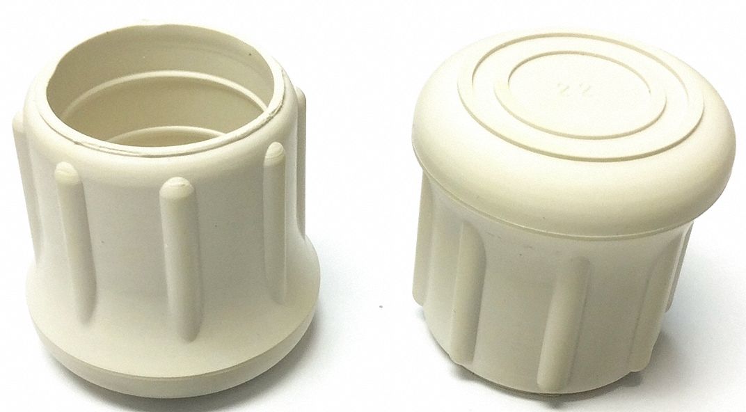 Rubber, Round, Furniture Protective Leg Tips - 18AE15|LTB 22WN - Grainger