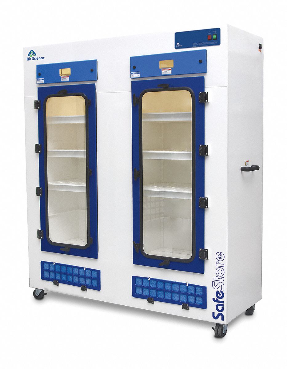AIR SCIENCE, 79 in Ht, 64 in Wd, Filtering Storage Cabinet - 18AX49|64T ...