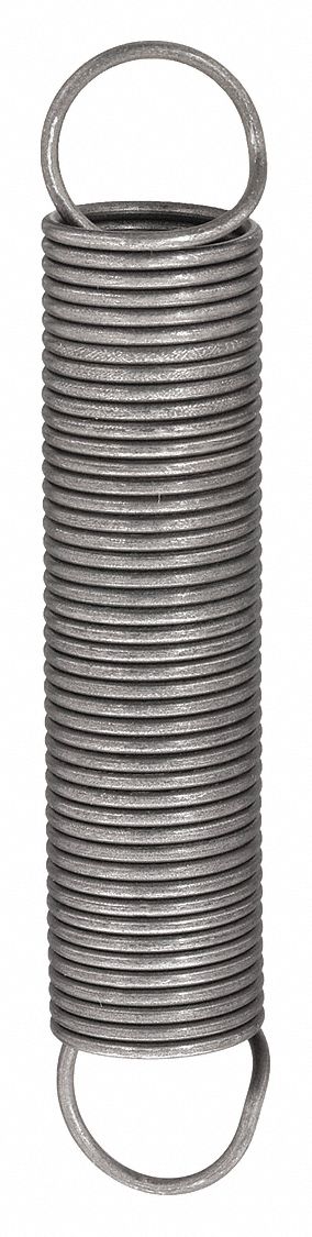 Extension Spring,Standard Steel,PK3 - Grainger