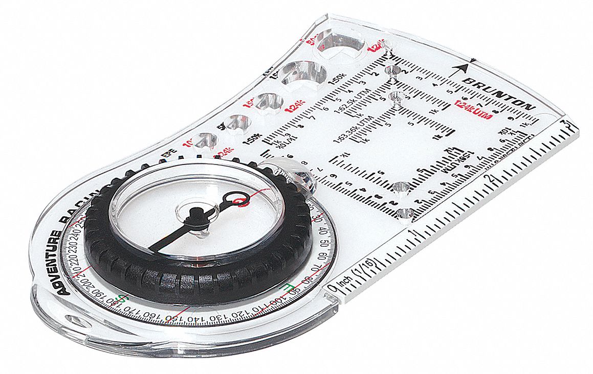 Baseplate Compass, 1.7 oz - Grainger
