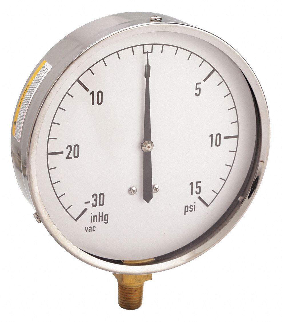 Y120SS, Compound Gauge - 18C740|18C740 - Grainger