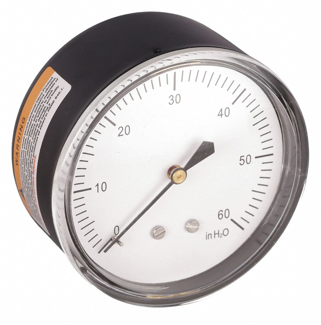 For Inert Gases, 0 in wc to 60 in wc, Low Pressure Gauge - 18C802 ...