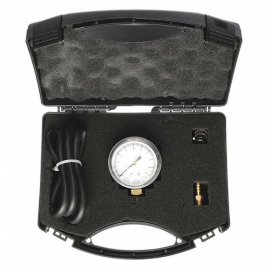 Gas Line Pressure Test Kit, 0 in wc to 10 in wc, Pressure Gauge ...