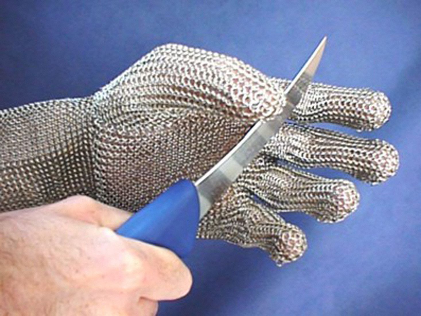 NIROFLEX USA Chainmail Cut-Resistant Glove,M/8: M, Wrist, Stainless ...