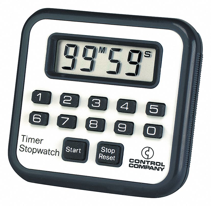 TRACEABLE TIMER/STOPWATCH,DIGITAL,3/8 IN. LCD - Digital And Mechanical ...